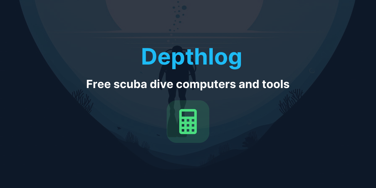 Free online scuba diving computers | Depthlog