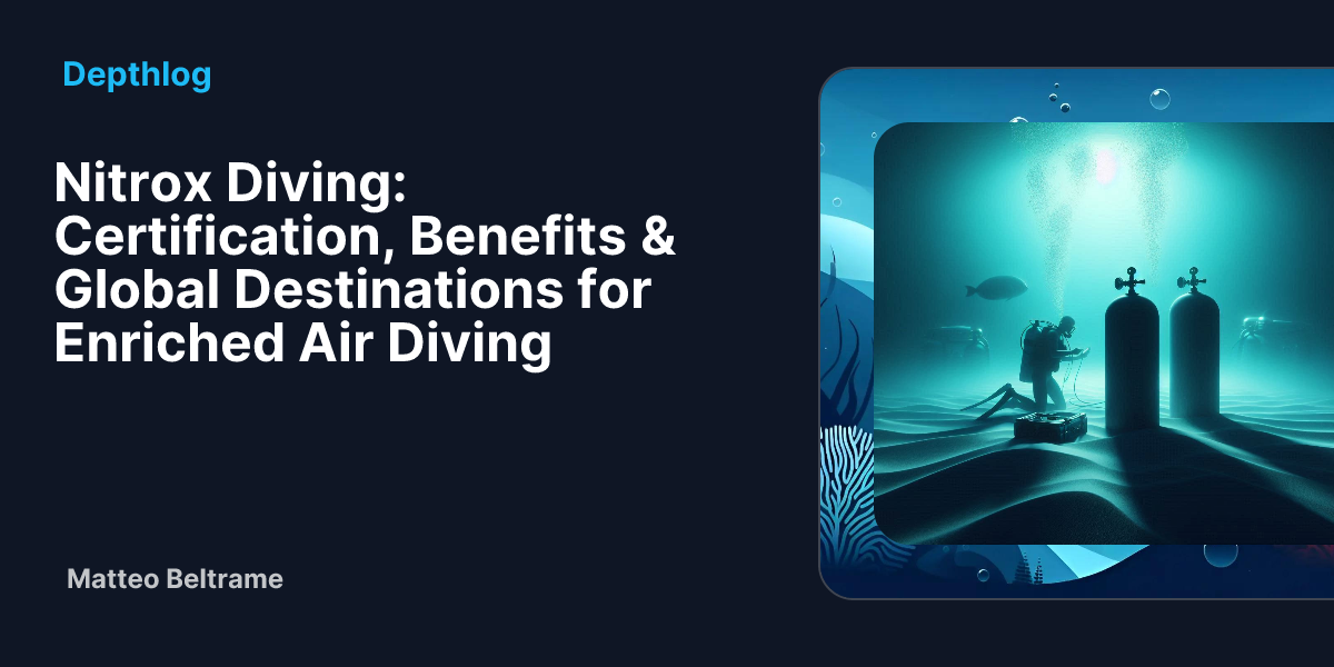 Nitrox Diving: Certification, Benefits & Global Destinations for ...