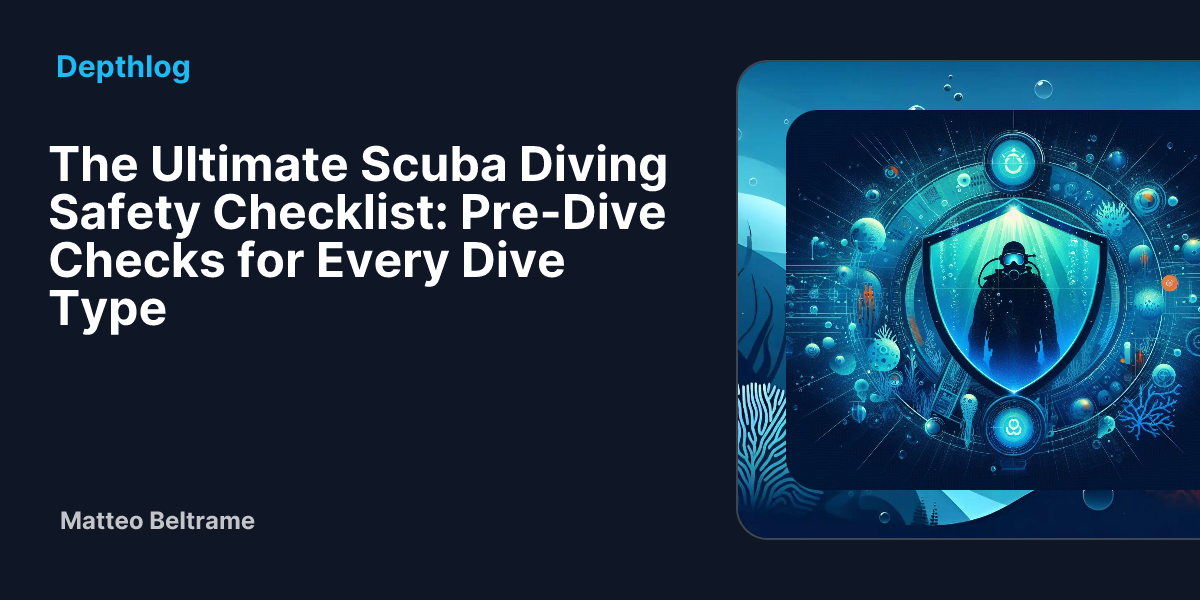 The Ultimate Scuba Diving Safety Checklist: Pre-Dive Checks for Every ...